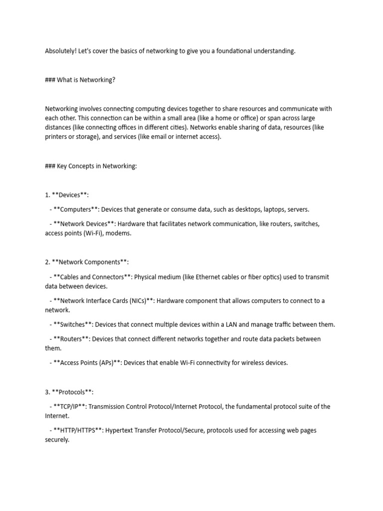 Networking Note | PDF | Computer Network | Wi Fi