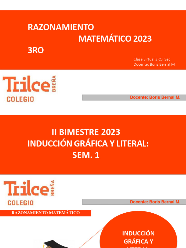 RM - 3ro - Iib - Sem 1 Teoría | PDF | Matemática Elemental | Matemáticas