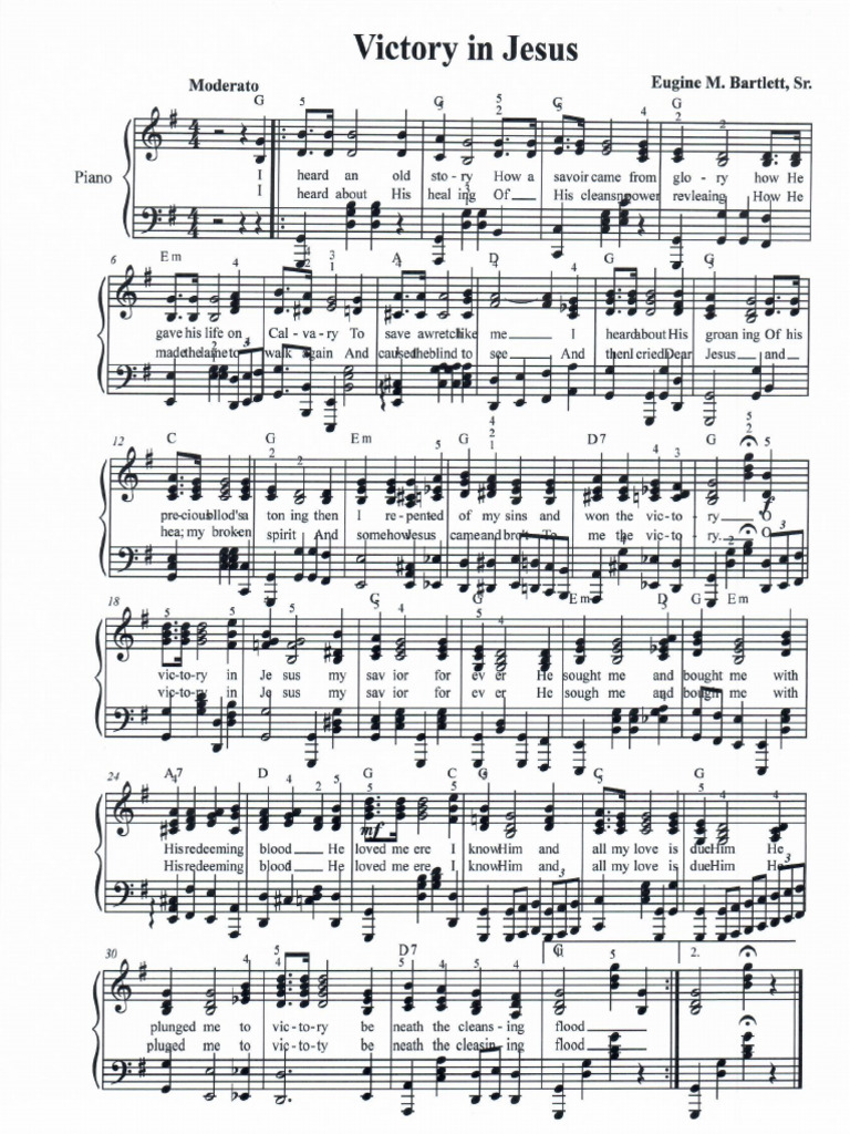 Victory in Jesus | PDF