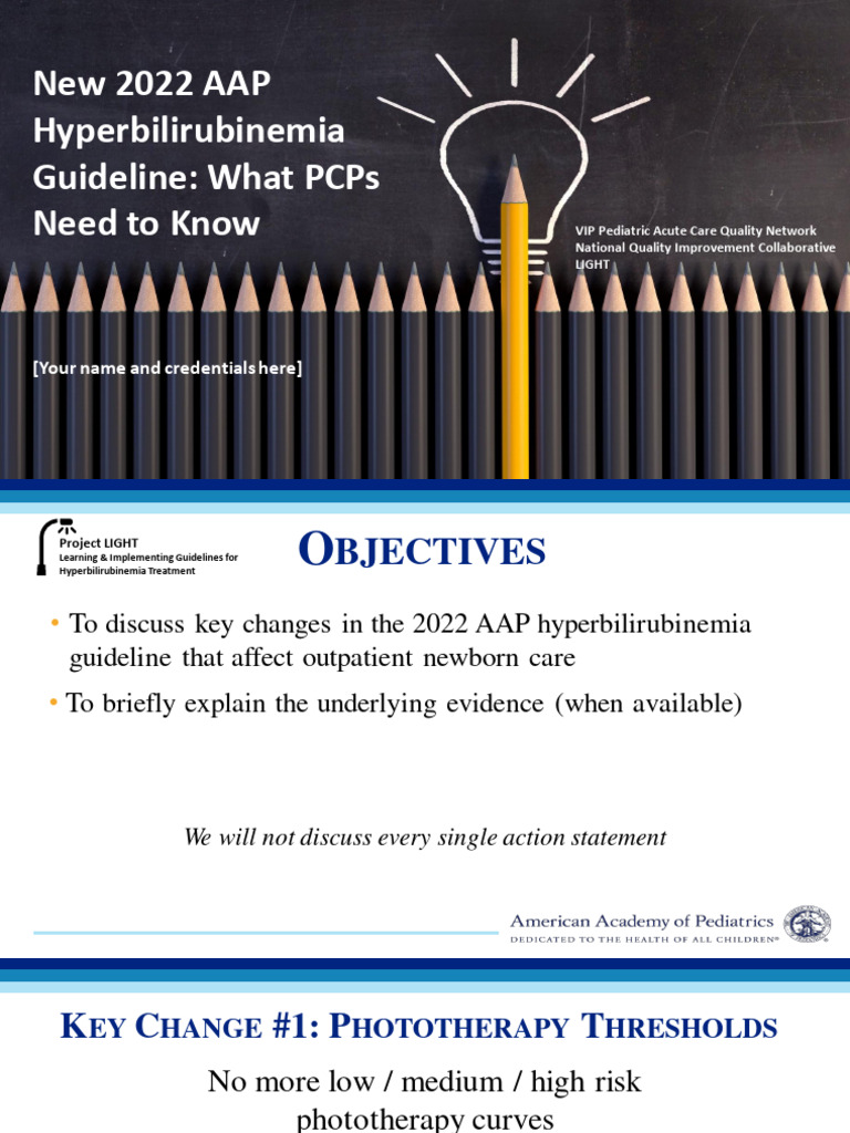 AAP 2022 Hyperbilirubinemia Guideline Changes | PDF | Medical ...