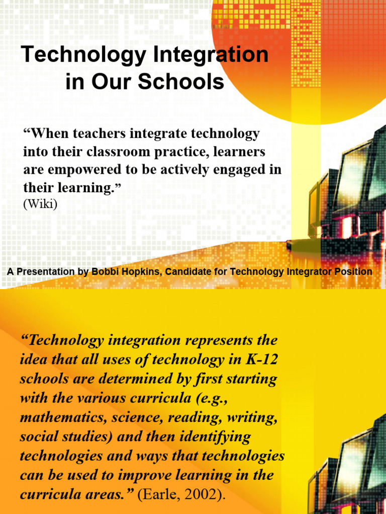 Technologyintegration 110607201743 Phpapp02 | PDF | Curriculum | Learning