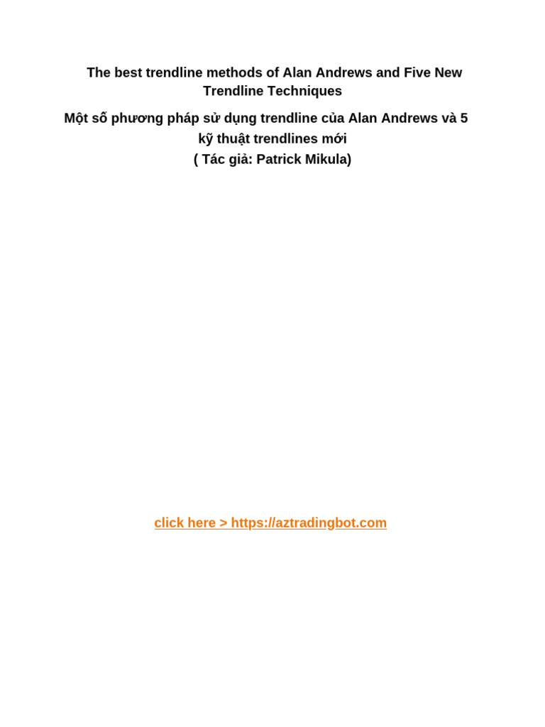 Phương Pháp Trendline PDF | PDF