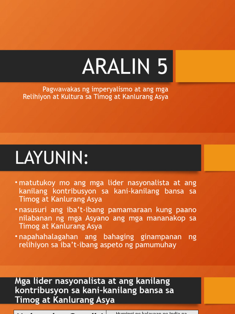 ARALIN 5 Week 6 | PDF