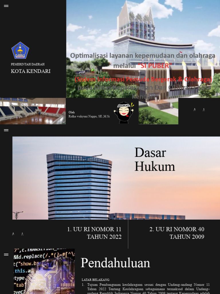 Optimalisasi Layanan Pemuda Kendari | PDF