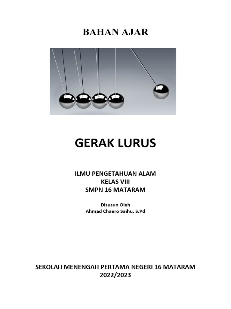Bahan Ajar | PDF | Kajian Bahasa Asing | Sains & Matematika
