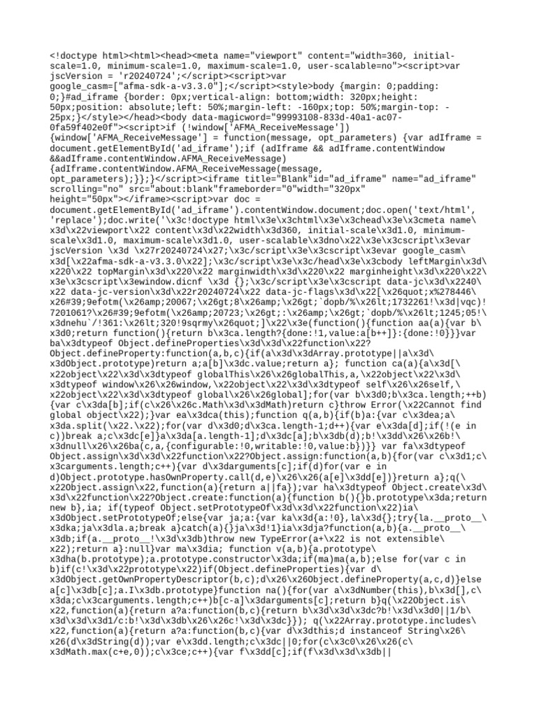 Mobile Ad Iframe Implementation | PDF | Computers