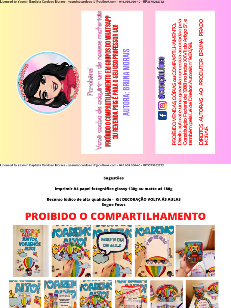 Bem-Vindos - Painel | PDF