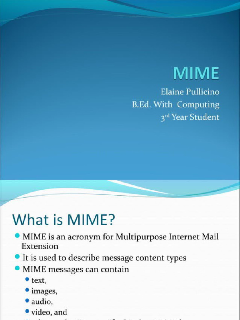 Mime | PDF