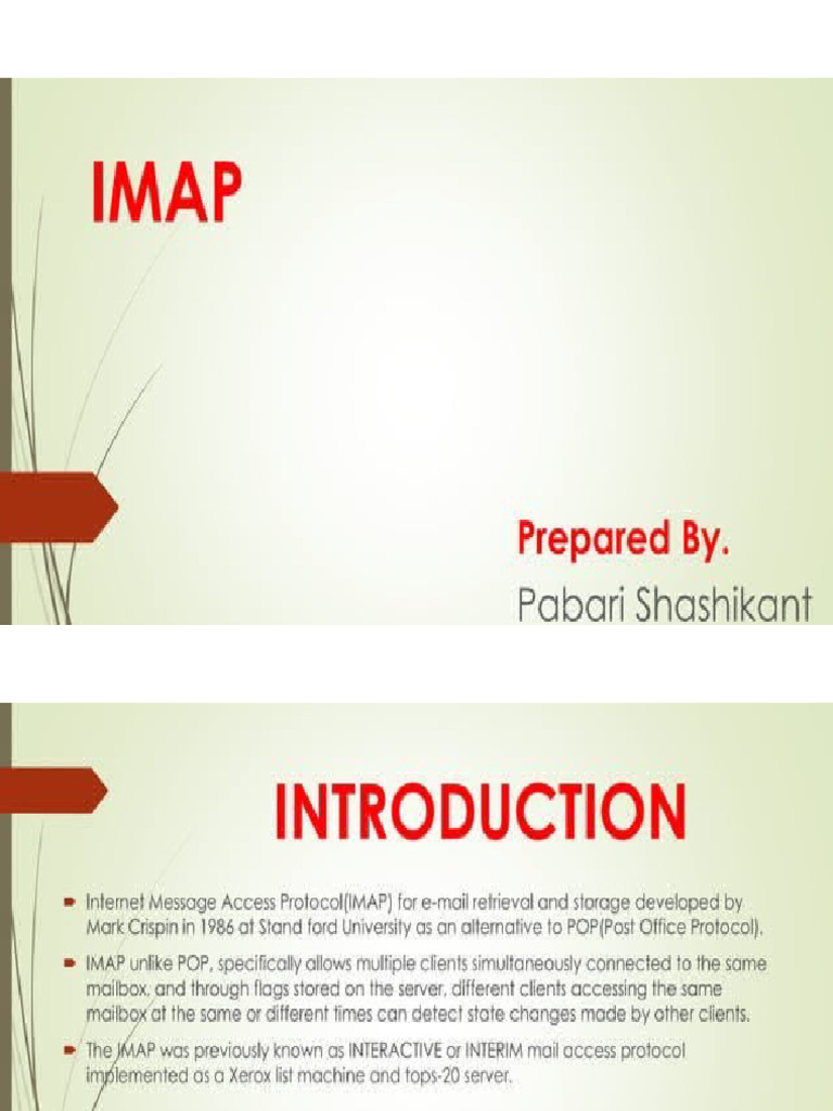 IMAP | PDF