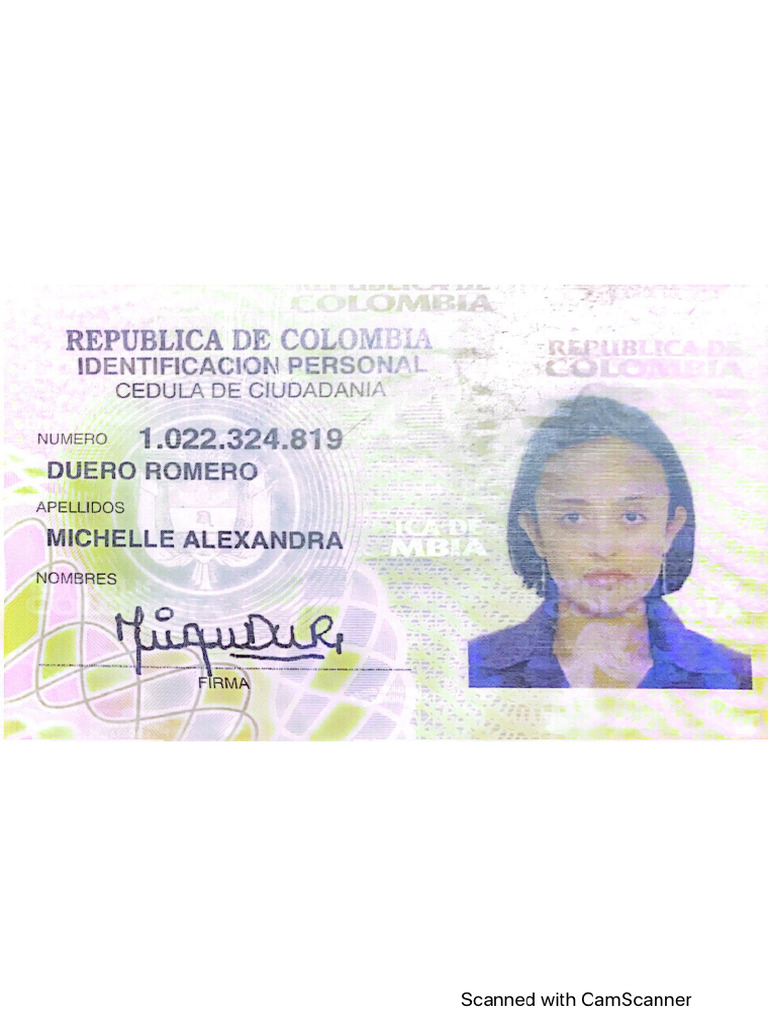 Cédula Michelle | PDF