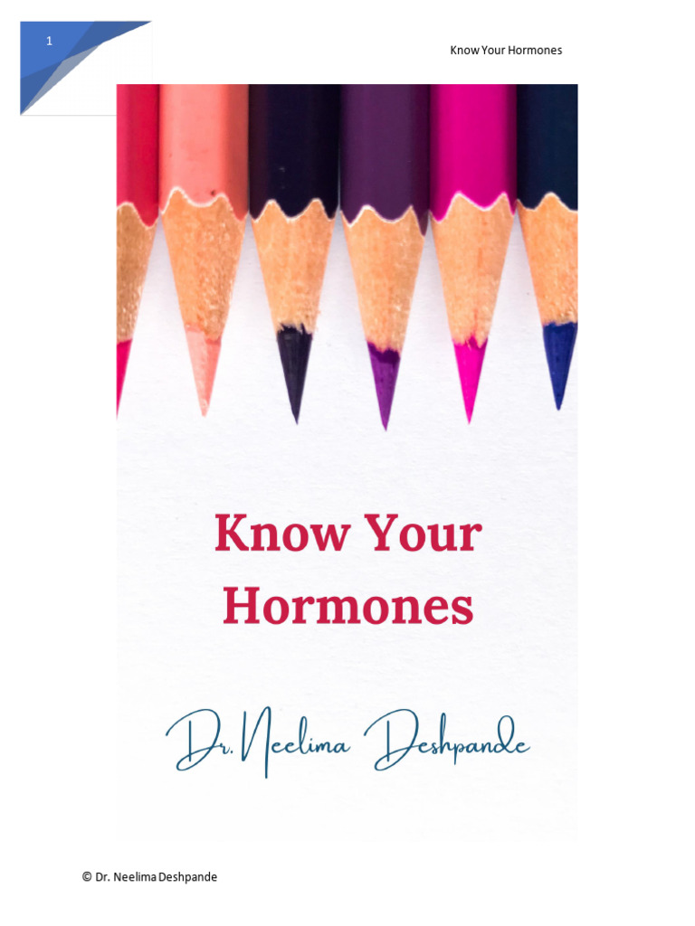 Bonus - 4 - Know Your Hormones Book | PDF | Menstrual Cycle ...