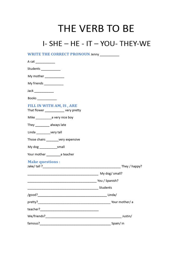 Verb 2B 2 Activity | PDF