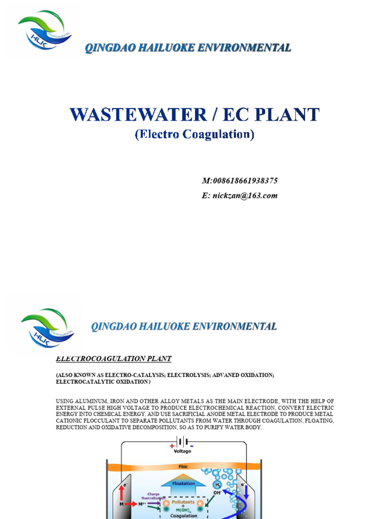 EC PLANT | PDF | Electrochemistry | Electricity