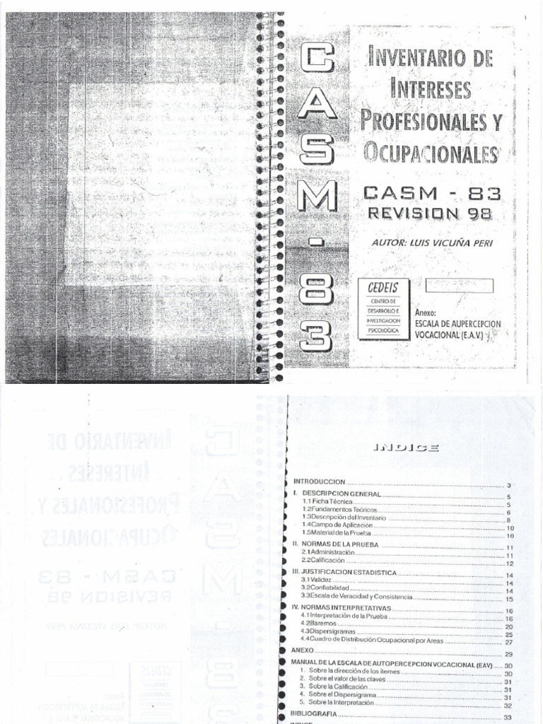 Manual Casm 83 | PDF