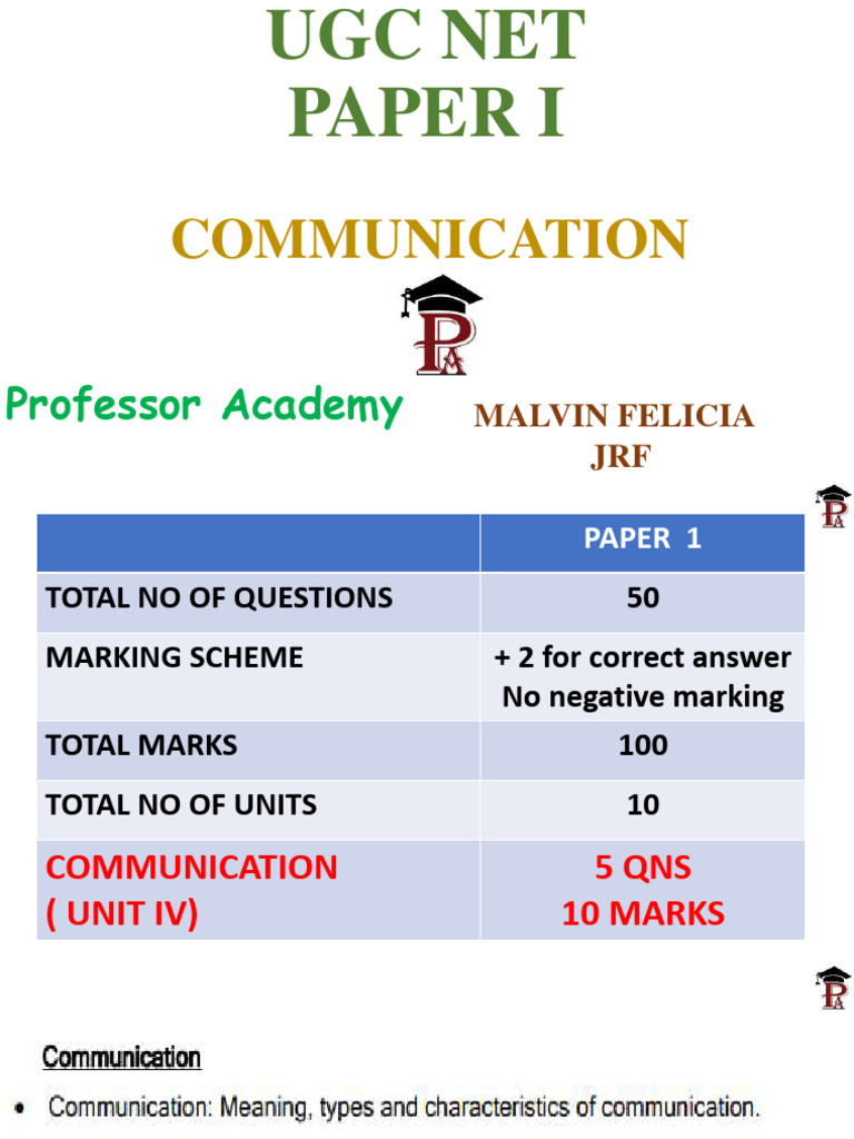 Communication Class 1 - Models of Communication - 09.10.2023 | PDF ...