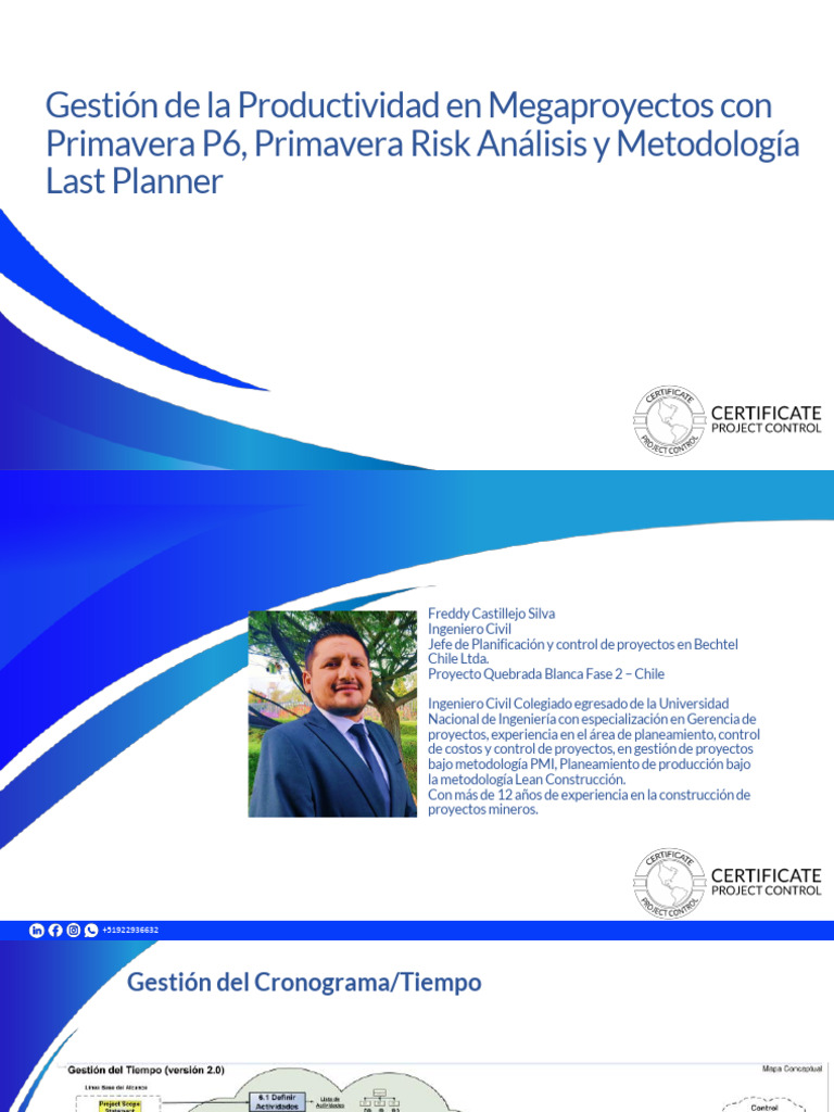 Sesión 01 Last Planner System I (Introducción) Rev.0 | PDF | Gestión de proyectos | Ingeniero civil