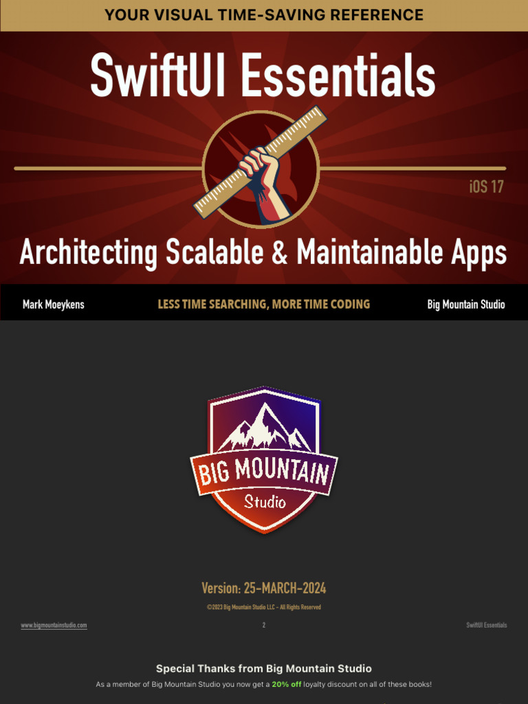 SwiftUI Essentials (Moeykens M.) (Z-Library) | PDF | Swift (Programming ...