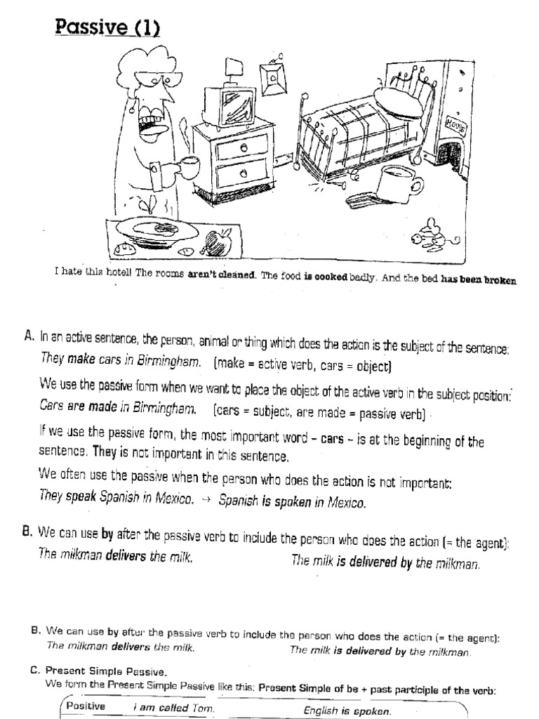 Clase N°01 - Passive and Active Voice | PDF