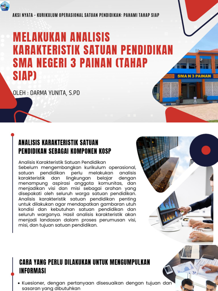 Aksi Nyata - Kurikulum Operasional Satuan Pendidikan Pahami Tahap Siap | PDF