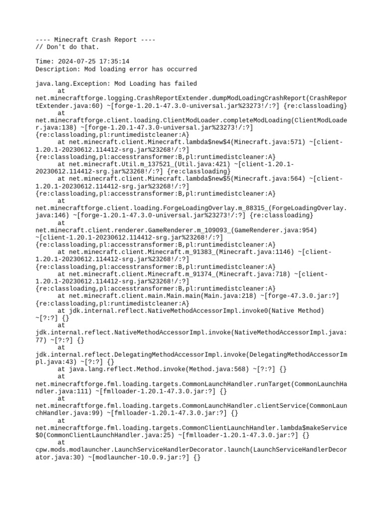 Crash 2024 07 25 - 17.35.14 FML | PDF | Central Processing Unit | Computer Science