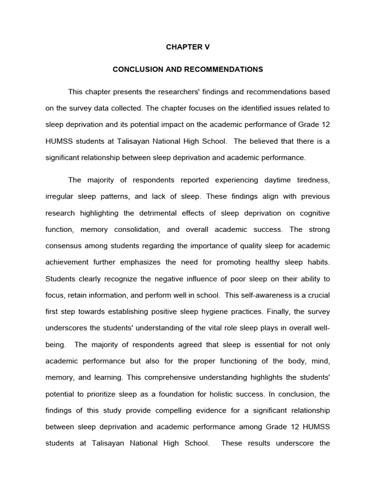 Final Chapter 5 | PDF | Sleep | Sleep Deprivation Final Chapter 5 | PDF | Sleep | Sleep Deprivation