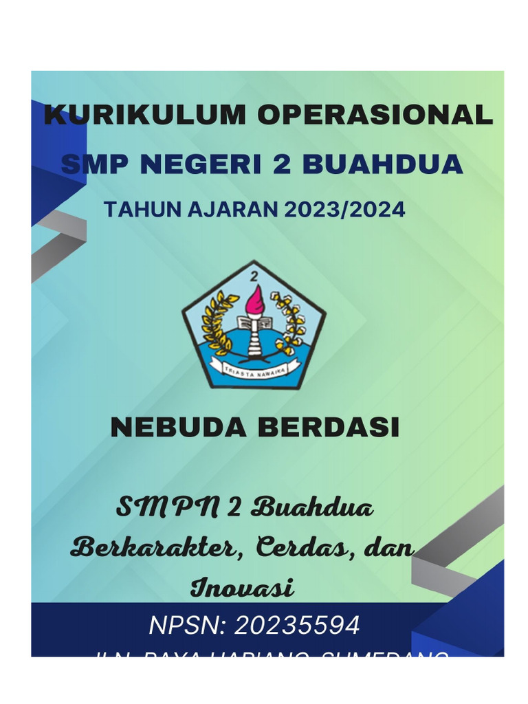 Kosp SMPN 2 Buahdua - 2023-2024 | PDF
