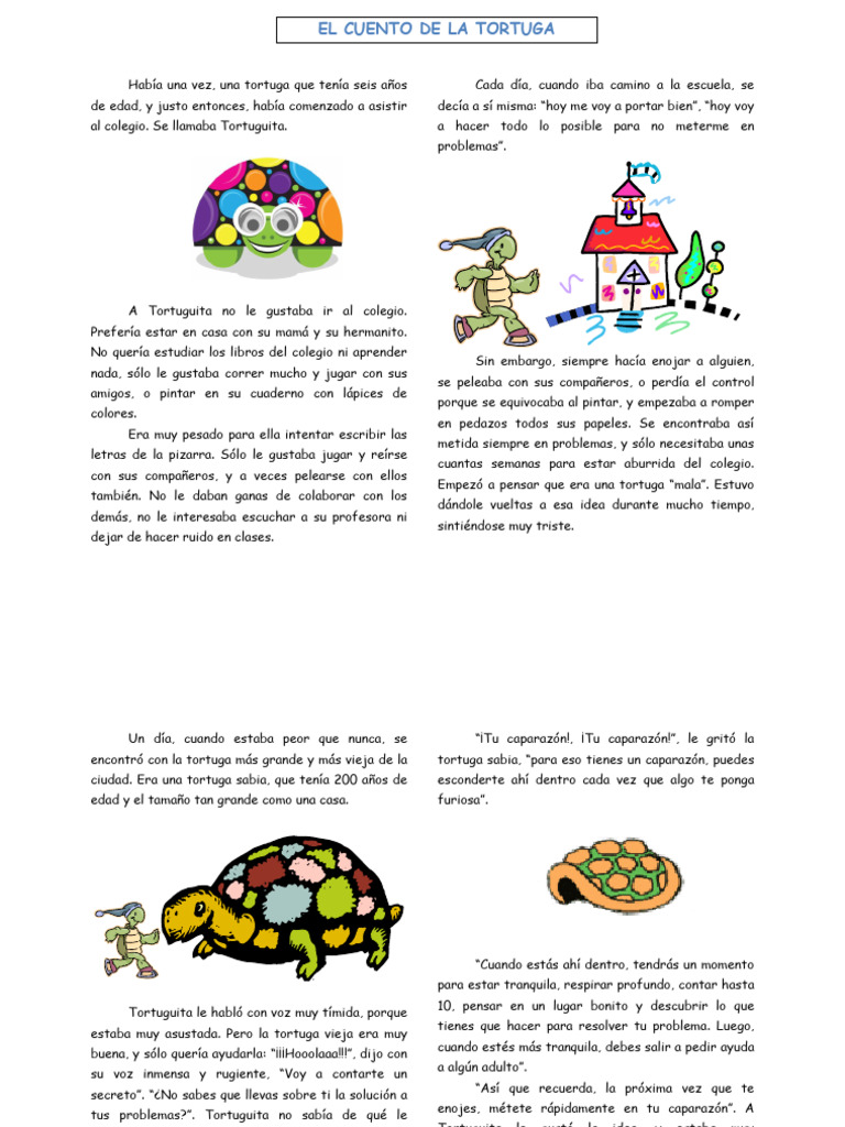 El Cuento de La Tortuga | PDF