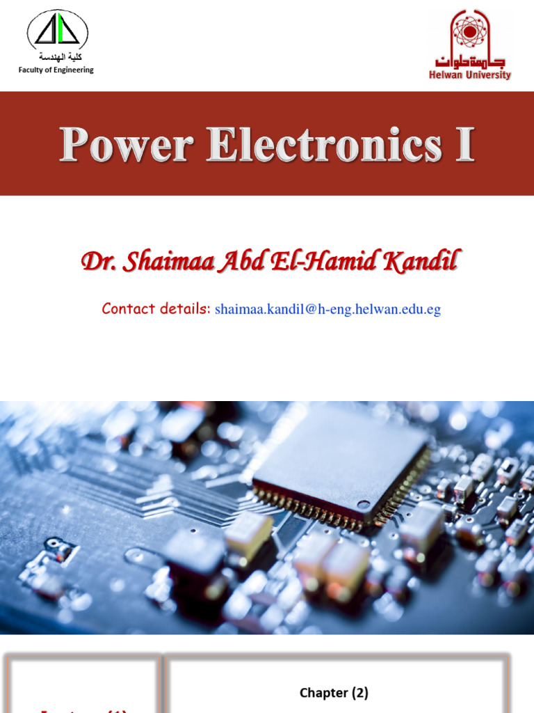 LEC1 | PDF | Rectifier | Power Electronics