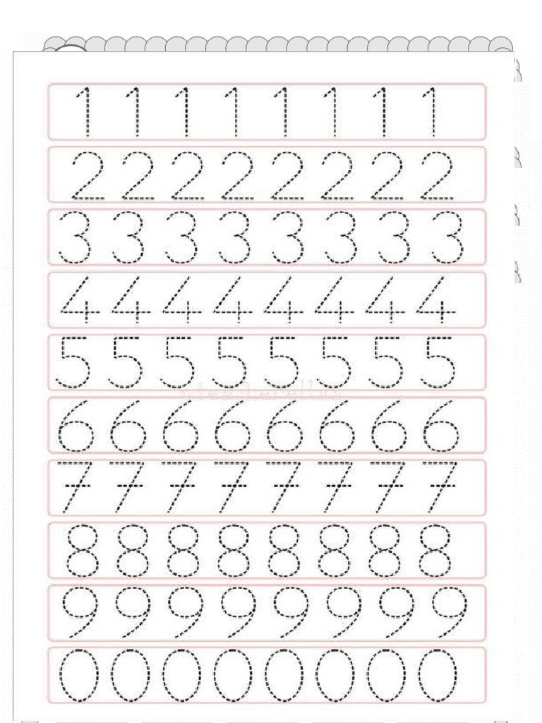 Numeros Trazo 1 | PDF