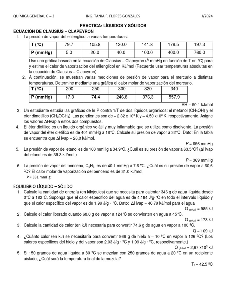 PRACTICA Liq Solid | PDF | Ácido clorhídrico | Agua