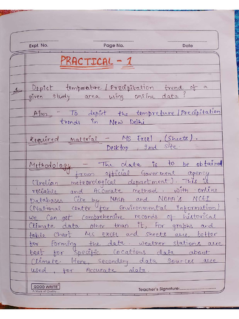 Evs - Practicalfile Theory Into Practice II | PDF