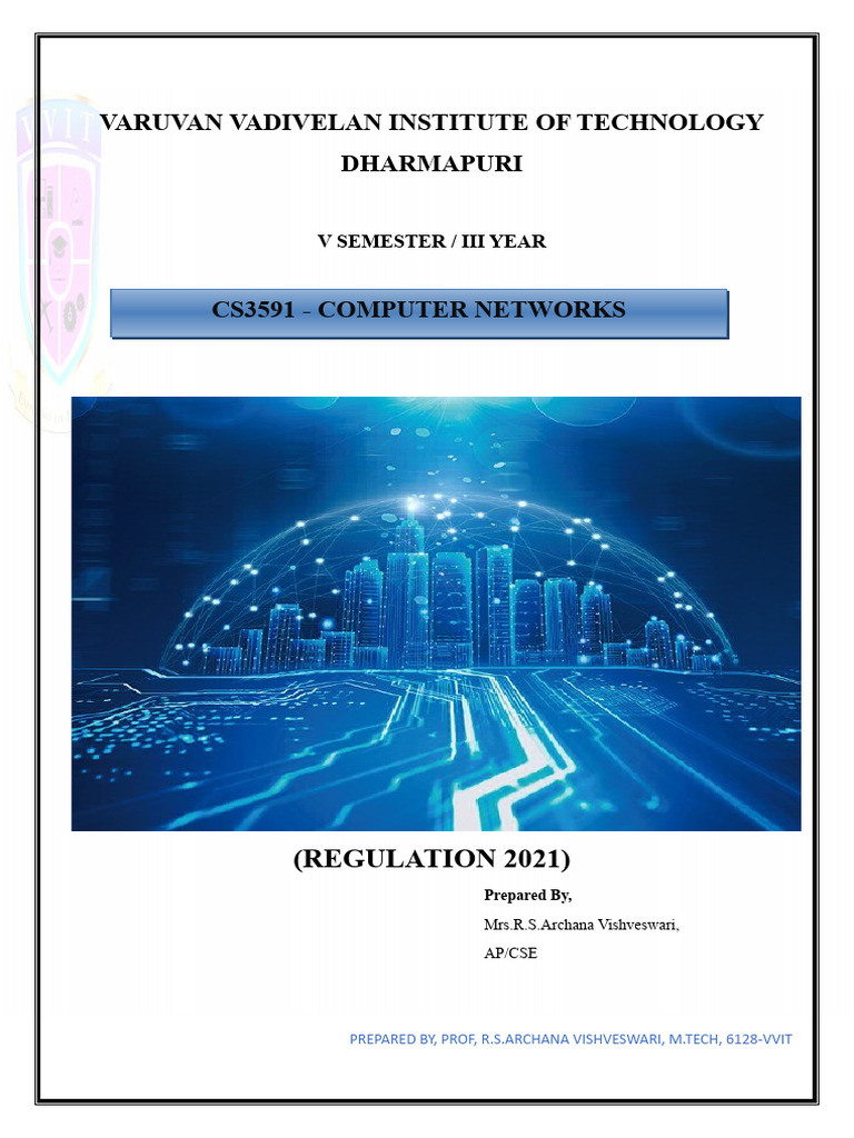 CS3591 Computer Networks Lab Manual | PDF | Routing | Computer Network