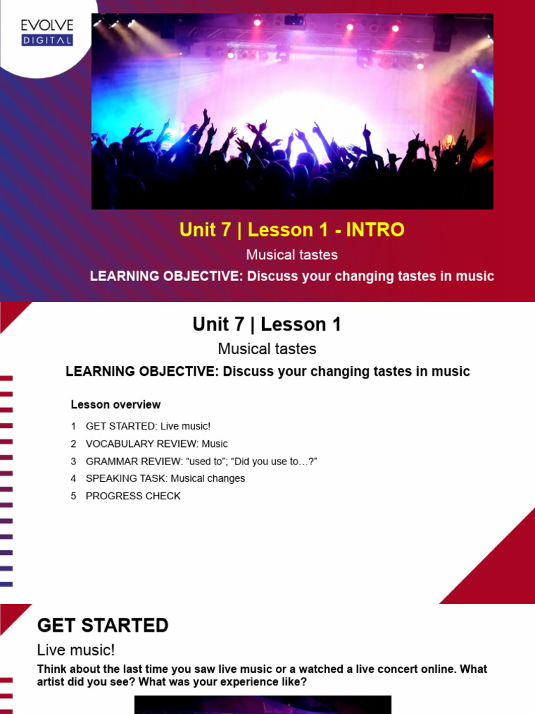 3B - UNIT 7 - Lesson 1 | PDF
