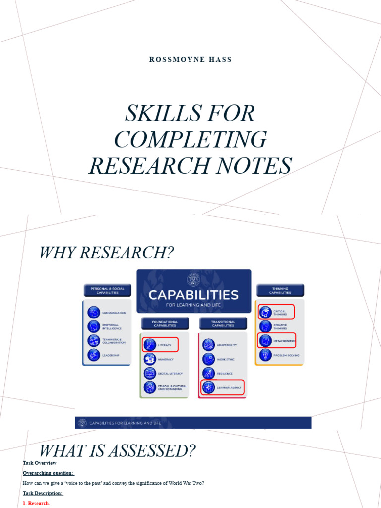 1.0 Historical Inquiry Research Skills | PDF | Citation | Information