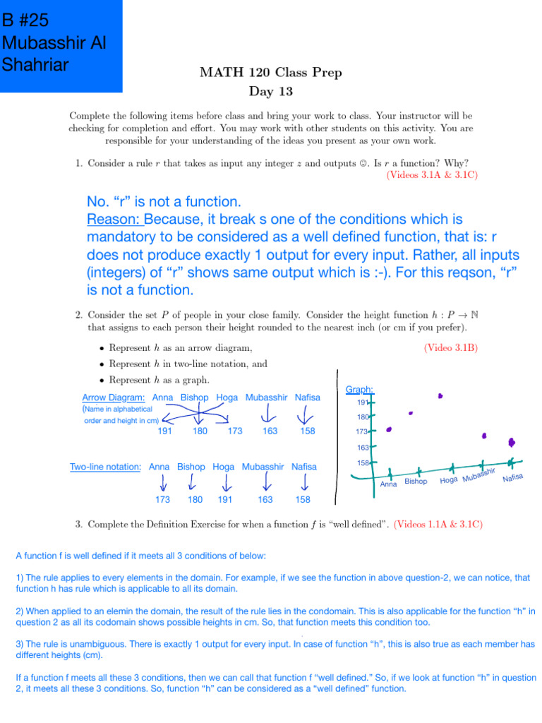 Class Prep Day13 Mubasshir Al Shahriar | PDF | Function (Mathematics) | Mathematical Logic