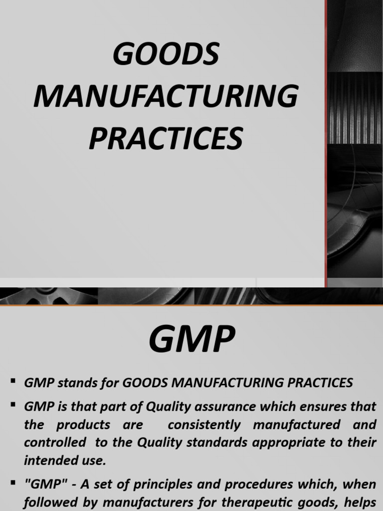 Qa QC GMP | PDF | Hygiene | Sanitation