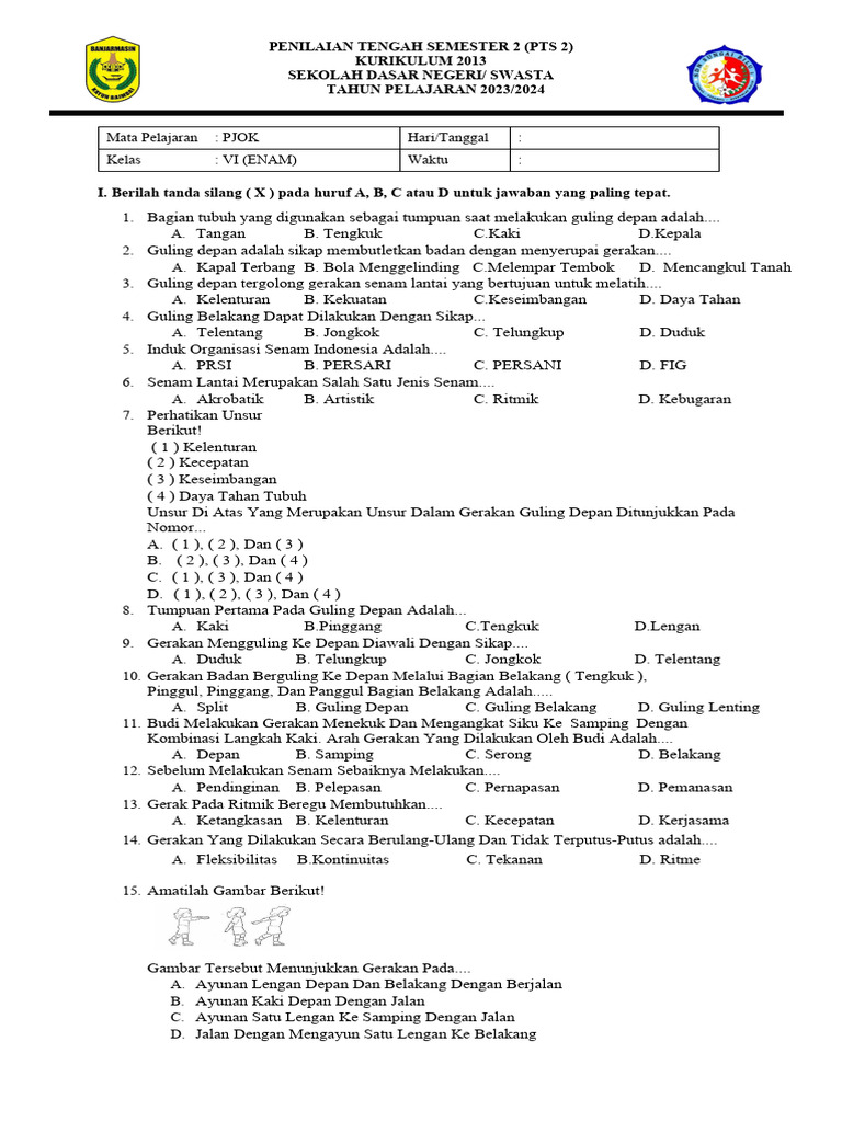 PTS 2 Kelas 6 FIX | PDF