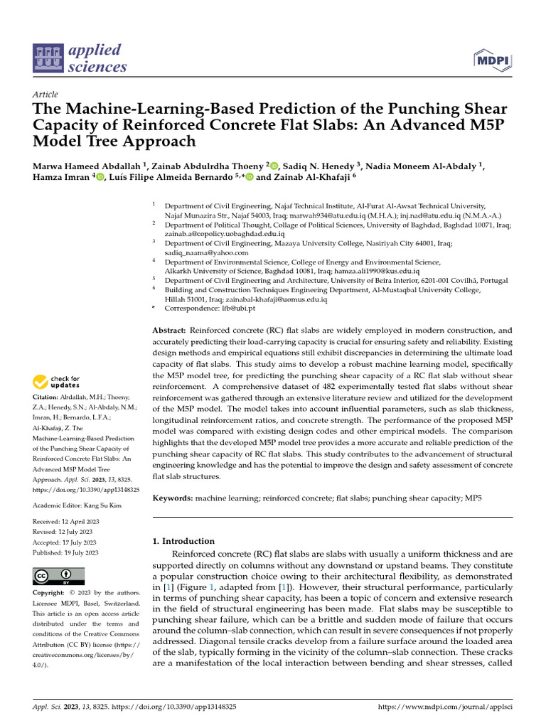 Applsci 13 08325 | PDF | Machine Learning | Regression Analysis