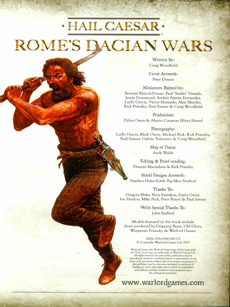 Hail Caesar - Rome`s Dacian Wars | PDF