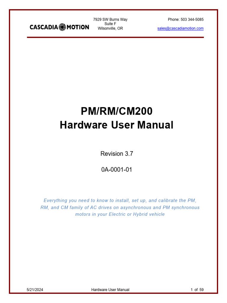 PM100DX | PDF | Electrical Connector | Power Inverter