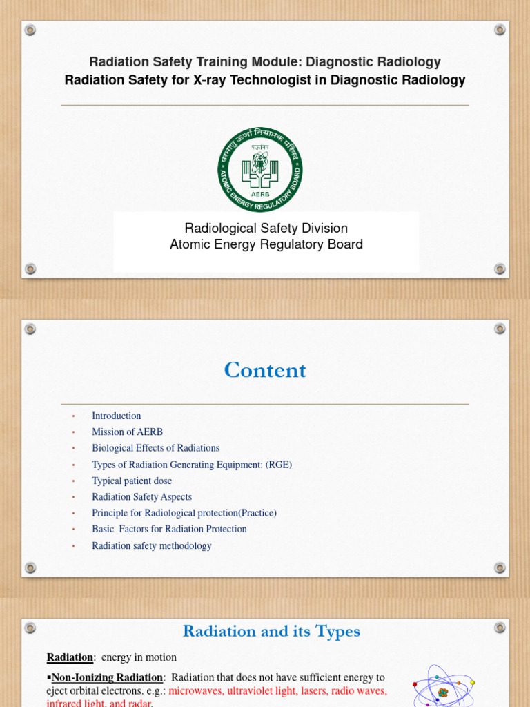 Radiation Safety Training for X-ray Technologists | PDF | Radiation ...