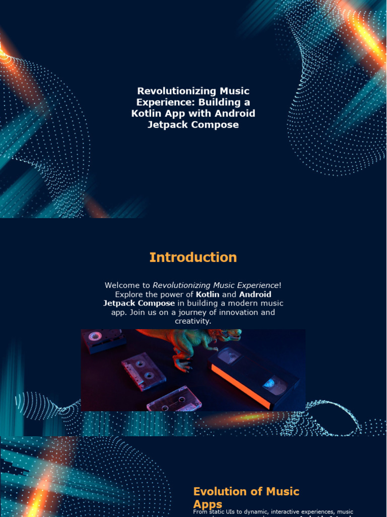 Slidesgo Revolutionizing Music Experience Building A Kotlin App With Android Jetpack Compose ...