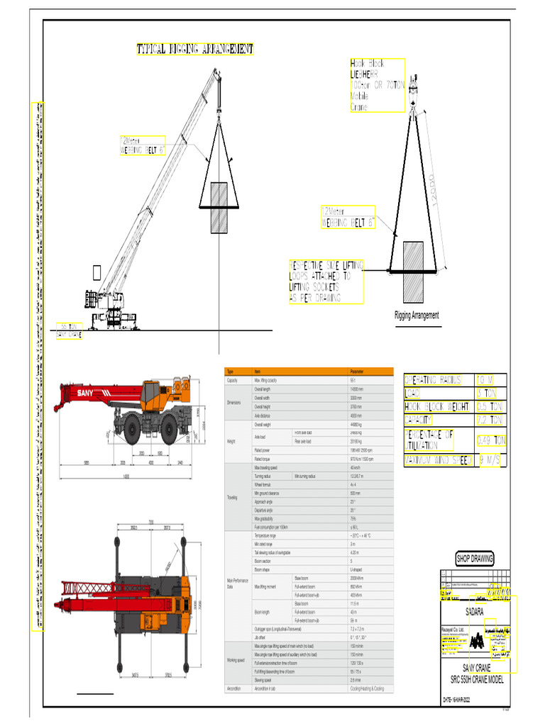 Lifting Plan 2 | PDF