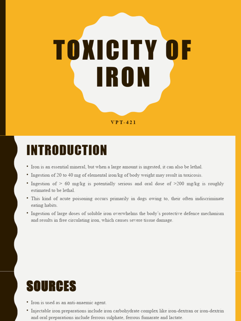 L6-Toxicity of Iron & Selenium | PDF | Iron | Selenium