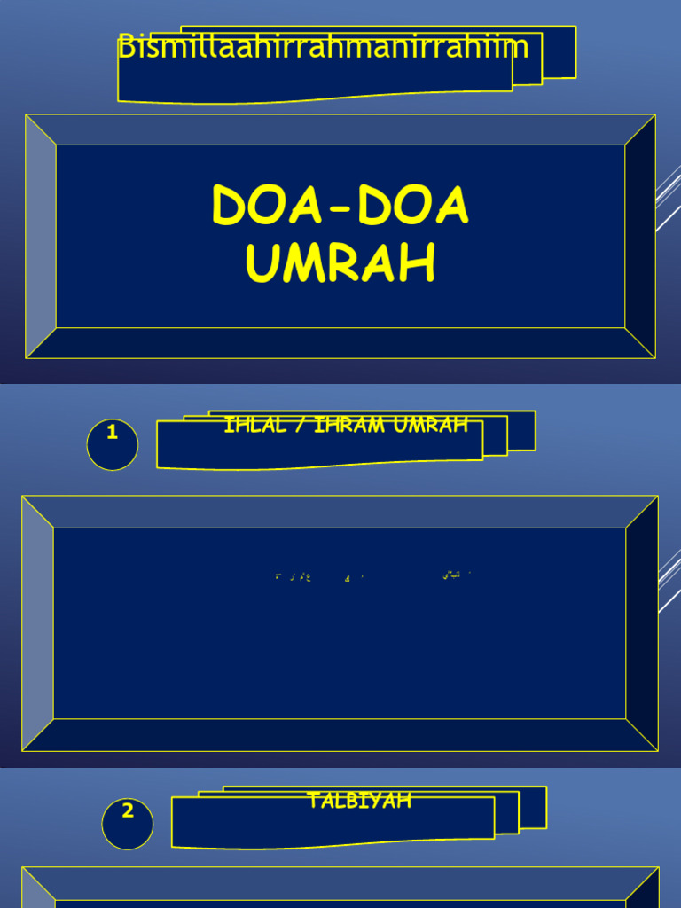 Doa-Doa Umrah | PDF