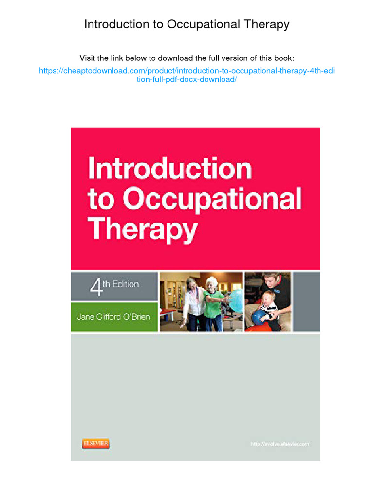 Introduction To Occupational Therapy. ISBN 0323084656, 978-0323084659 ...