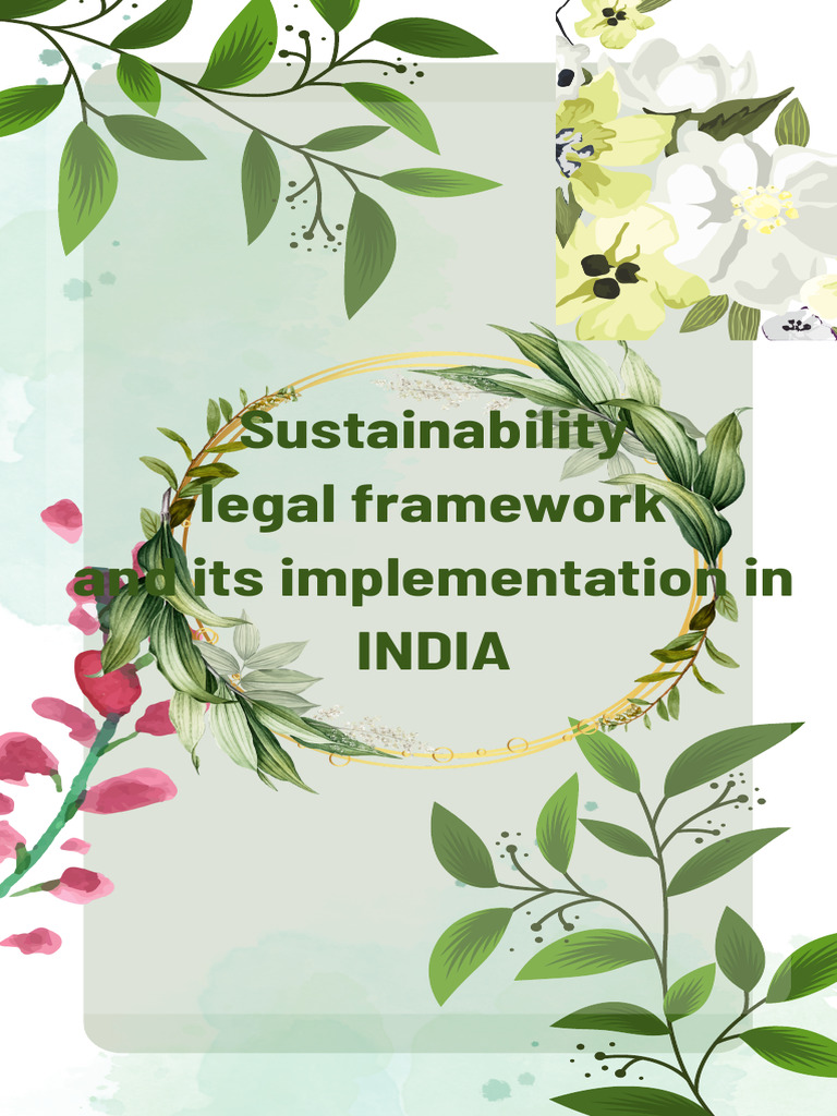 Sustainability | PDF | Sustainability | Environmental Law