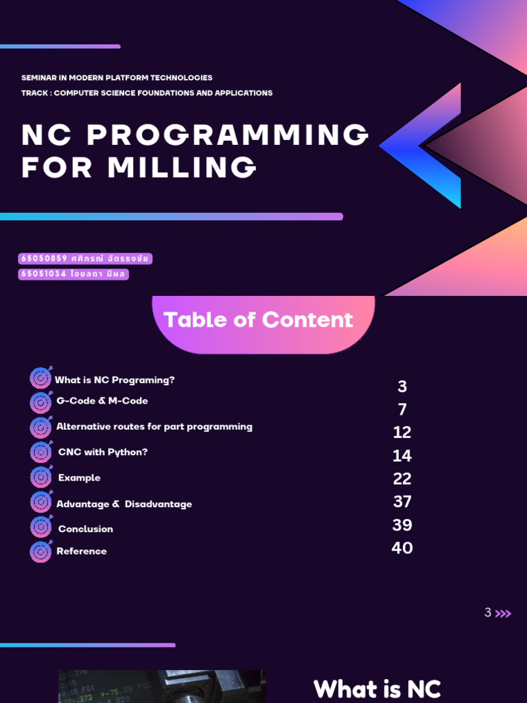 NC Programming For Milling | PDF