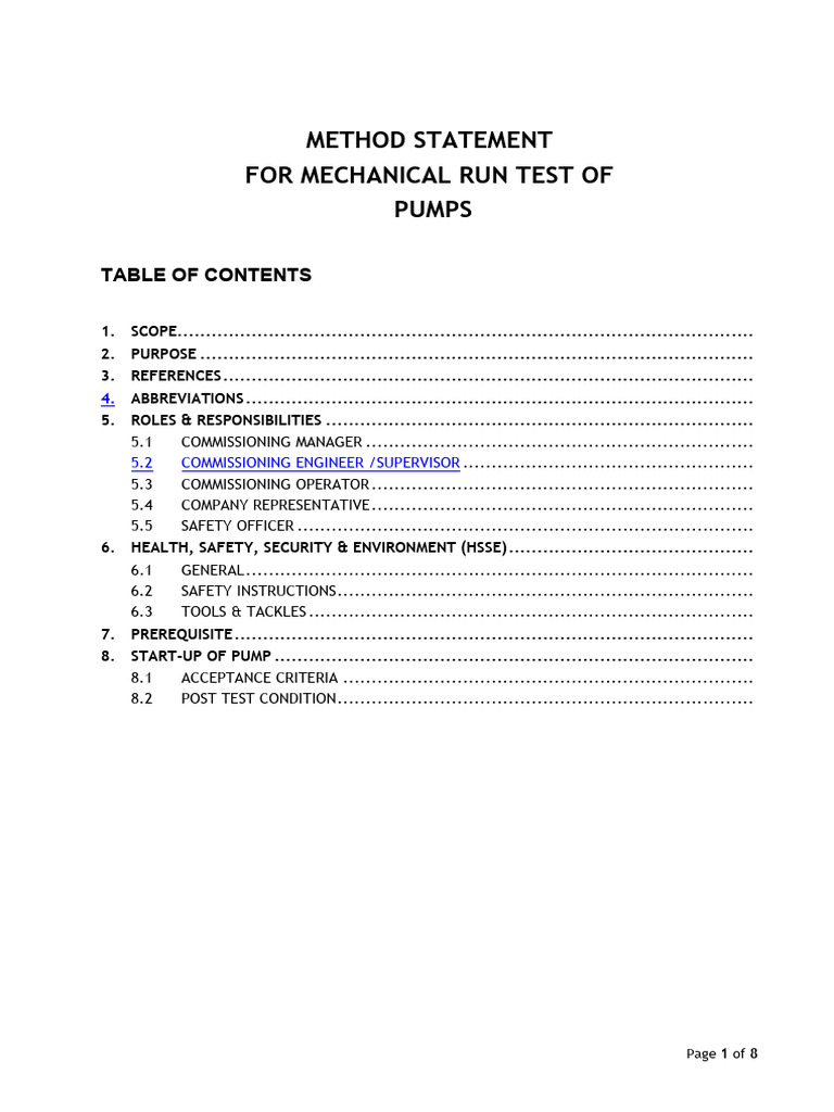 Centrifugal Pump MRT Mechanical Run Test Procedure 1721480887 | PDF ... Centrifugal Pump MRT Mechanical Run Test Procedure 1721480887 | PDF ...
