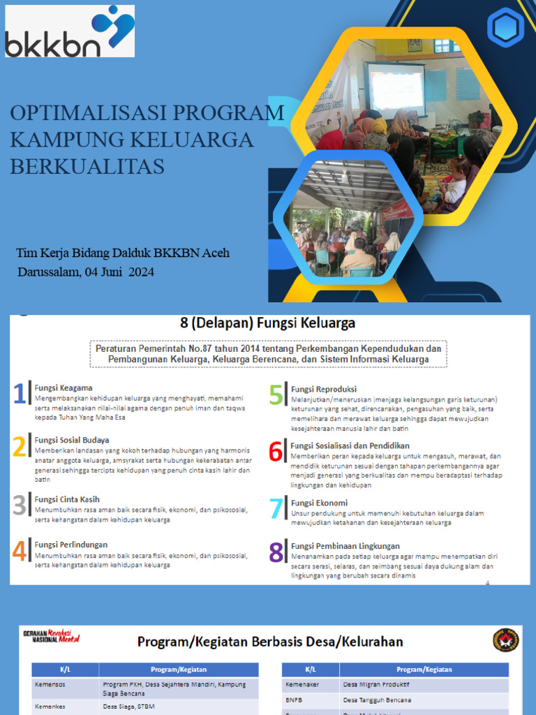 Materi Kampung KB - 2024 | PDF